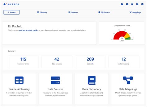 Erisna Data Discovery Catalog And Validation Platform