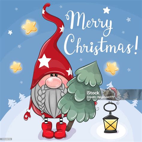 青い背景にクリスマスツリーとかわいい漫画のノーム あごヒゲのベクターアート素材や画像を多数ご用意 あごヒゲ おとぎ話