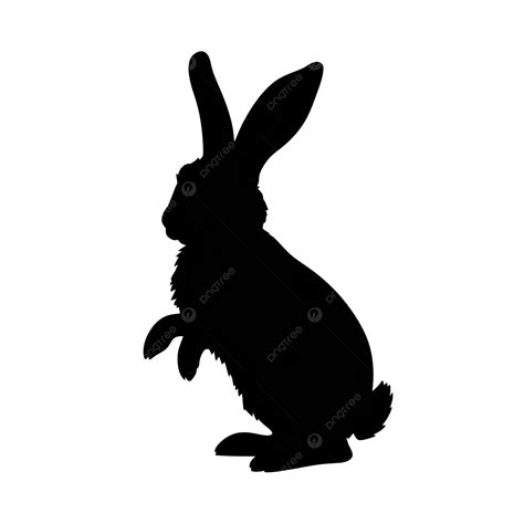 Rabbit Silhouette Art