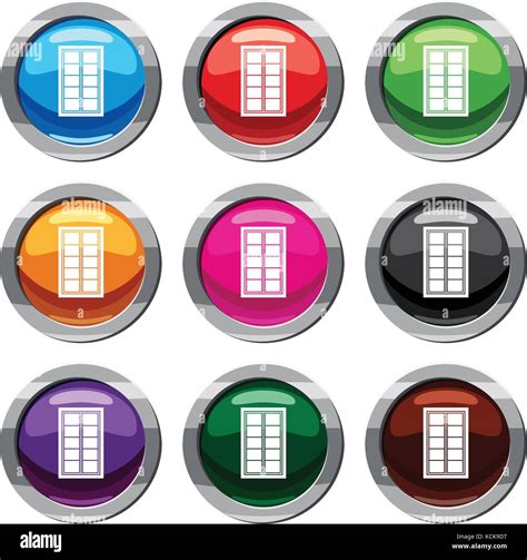 Wooden Latticed Window Set 9 Collection Stock Vector Image And Art Alamy