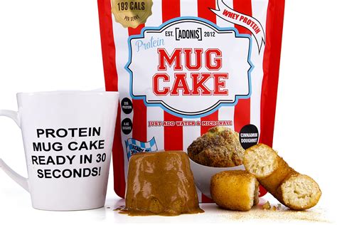Adonis Protein Mug Cake Now In A Tasty Cinnamon Doughnut