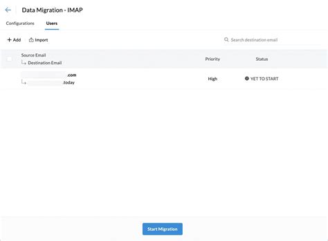 Zoho Mail Email Migration Via Imap