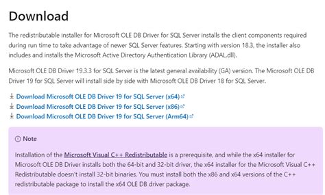 Microsoft Ole Db Driver For Sql Server 1872 X86 Installer Fails With