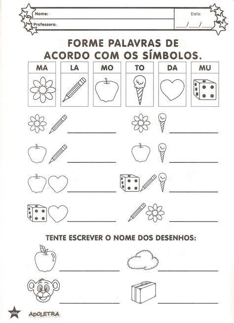 40 Atividades De AlfabetizaÇÃo Ou 1º Ano Atividades Anos Iniciais