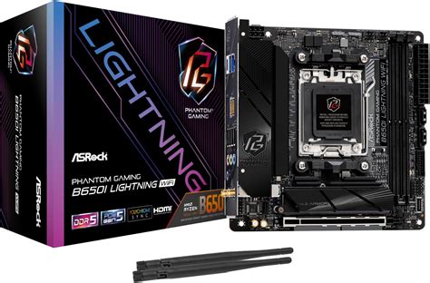 Msi Mpg B650i Edge Wifi Motherboard Mini Itx Supports Amd Ryzen 9000 Series Cpus Am5 8