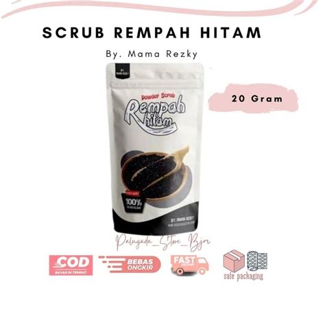 Jual Scrub Rempah Hitam By Mama Rezky Terbuat Dari Bahan Alami Untuk
