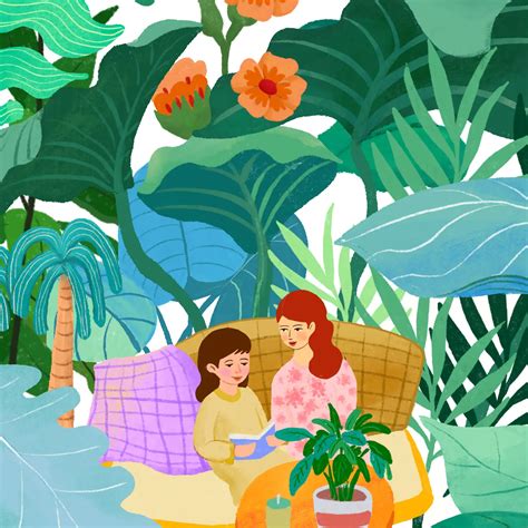 엄마와 딸 By 나띠스튜디오 포트폴리오 노트폴리오