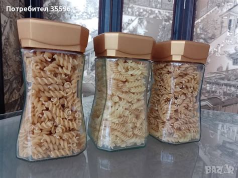 големи стъклени буркани за хранителни продукти в Кутии за храна в гр