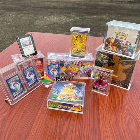 Acrylic Pokemon Box Display Case For Booster Boxes