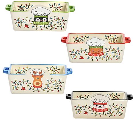 Temp Tations Set Of 4 12 Oz Seasonal Bakers