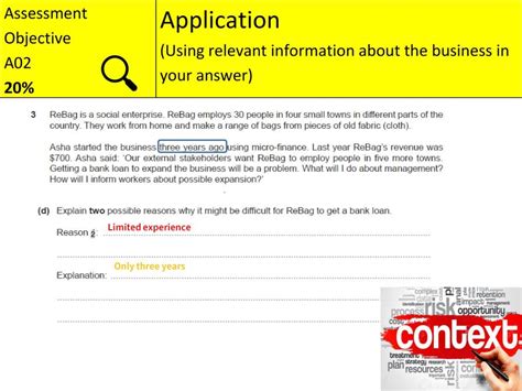 Igcse Business Assessment Objectives Explained Powerpoint Slides