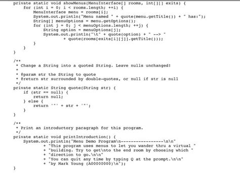 Solved A Program To Test The ArrayMenu Implementation Of Chegg Com