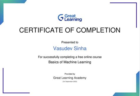 Vasudev Sinha On Linkedin Machinelearning Greatlearning Continuousgrowth
