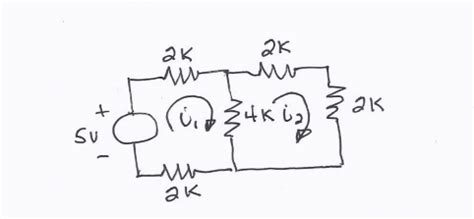 Solved Calculate The Loop Or Mesh Currents I1 And I2 For The Chegg