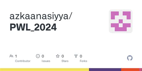 GitHub Azkaanasiyya PWL 2024
