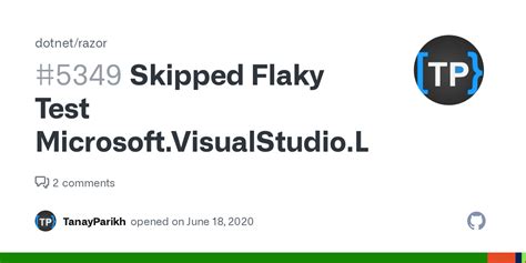 Skipped Flaky Test Microsoft Visualstudio Liveshare Razor Guest