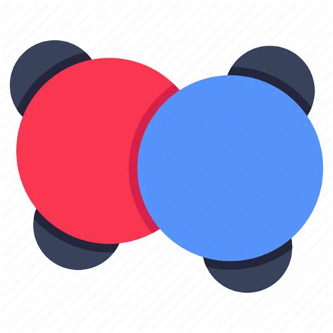 Molecule Atom Particles Electron Proton Icon Download On Iconfinder