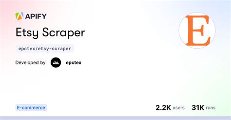 Thanks But Too Many Errors · Issues · Etsy Data Extractor · Apify