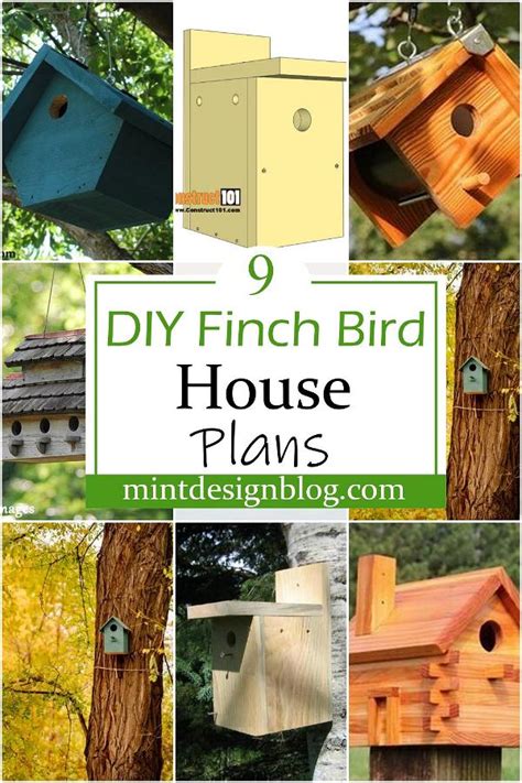 9 Diy Finch Bird House Plans To Attract Birds Mint Design Blog