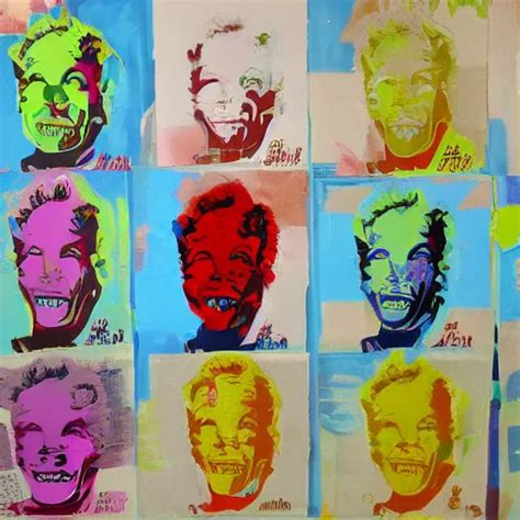 Andy Warhol Painting Stable Diffusion Openart