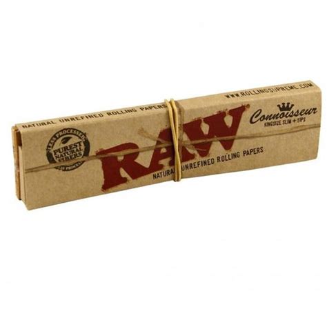 Raw Classic Connoisseur Paper With Raw Original Tips Mr Bills Pipe