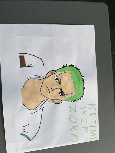 Zoro Art Work Pre Time Skip Ronepiece