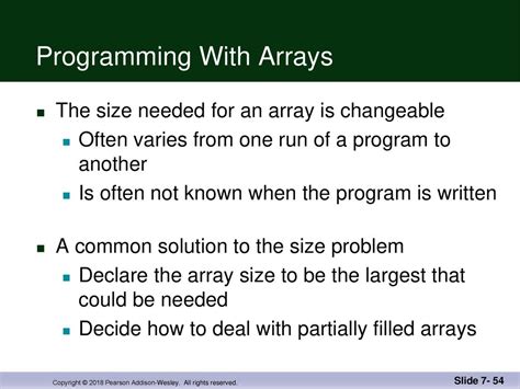chapter 7 arrays chapter 7 arrays overview 7 1 introduction to arrays