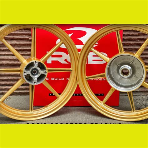 Rcb Sport Rim 811 For Honda Click 125 150 4h Sp811 Rb8 Matte Gold