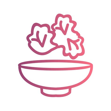 Vector Salad Icon 424128 Vector Art At Vecteezy