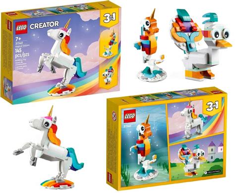 LEGO CREATOR 31140 MAGICZNY JEDNOROŻEC PREZENT 13752455448 - Allegro.pl