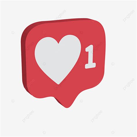 Instagram 1 喜歡 Png 和愛的反應 Instagram 因斯塔 狀可掬向量圖案素材免費下載，png，eps和ai素材下載