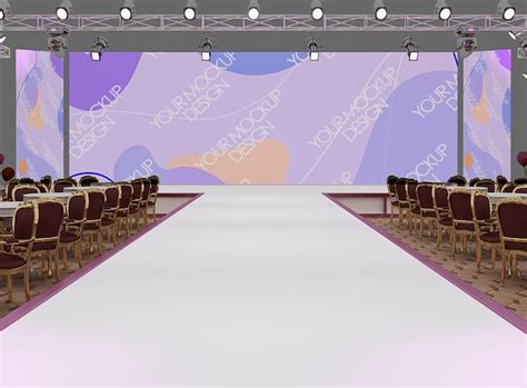 Premium Psd Performance Stage Screen Mockup Design