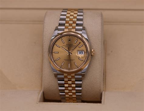 Rolex DateJust Two Tone Champagne Dial Box Papers Nashville Watch
