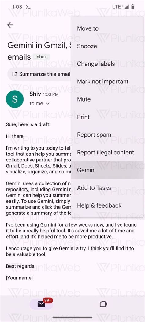 Android S Gmail App Catches Up To Desktop With AI Powered Email Summaries