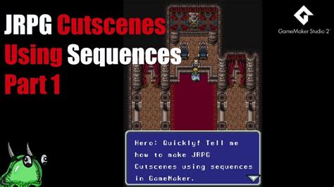 GameMaker Studio 2 JRPG Cutscenes Using Sequences Part 1 2 YouTube