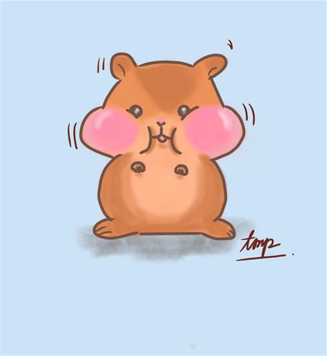 เด็กๆอยากให้วาดแฮมเตอร์ แบบ ลากเส้น เป็นรูป Easy Draw
