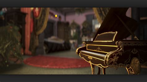 스크린샷 And 영상 명화 피아노 치는 소녀들 검은사막 한국