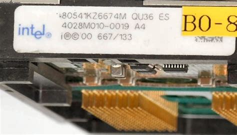 Intel Itanium 667 Mhz Intel Itanium 80541kz6674m Qu36 Es