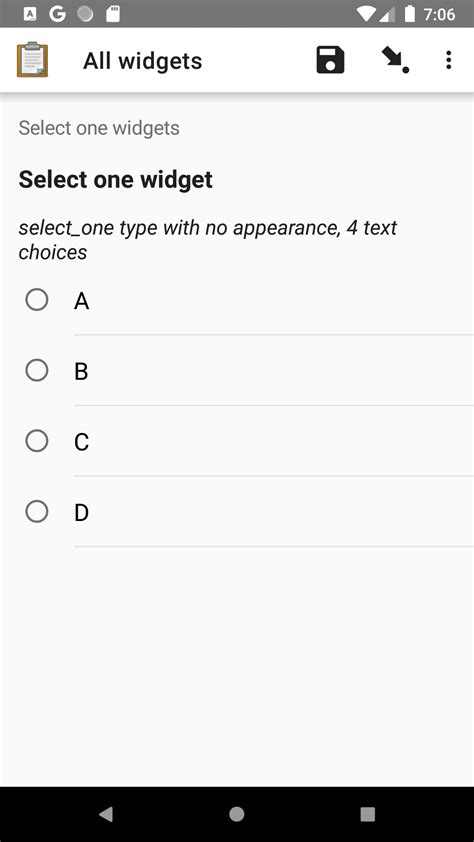 odk collect v1 25 beta preview of increased spacing for selects pre