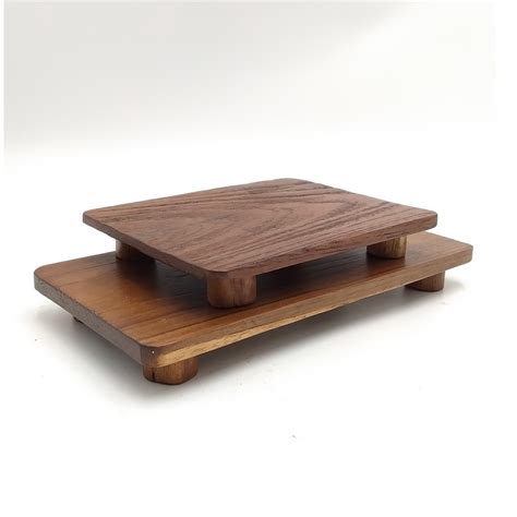 ถาดไม้สักเก่า วางของ อเนกประสงค์ มี 2 ขนาด Shopee Thailand