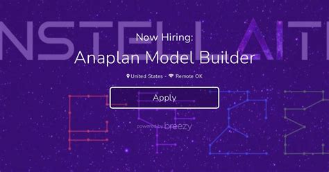 Anaplan Model Builder At Constellaition