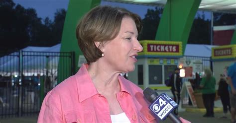Sen Amy Klobuchar Among First In Line At The State Fair Cbs Minnesota