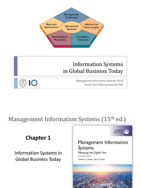 Mis L01 Information Systems In Global Business Today Pdf Management
