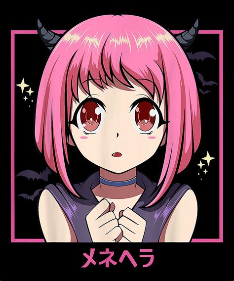 Japanese Anime Girl Punk Evil Pastel Menhera Kawaii Drawing By Dnt