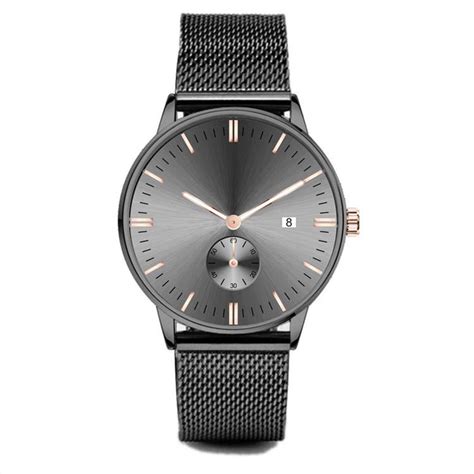 Analog Quartz Stainless Steel Watch Miyota 1l45 Mens Quartz Wrist Watch
