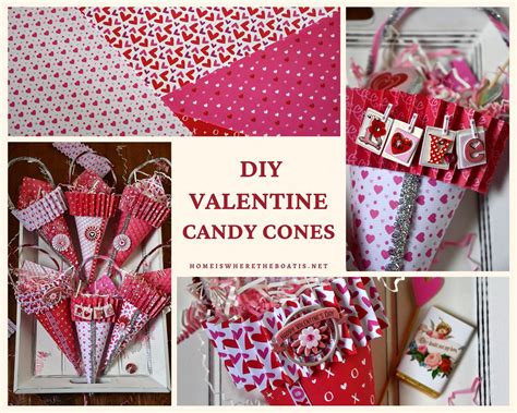 Valentines Day Diy Candy Cones Home Is Where The Boat Is