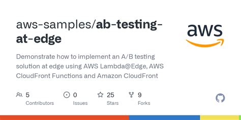 Github Aws Samplesab Testing At Edge Demonstrate How To Implement