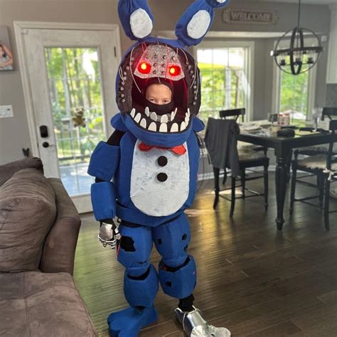 Withered Bonnie Pdf Pdo Foam Templates For Cosplay Fnaf Five Nights
