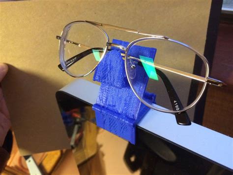 Customizable Eyeglass Perch For Computer Monitor Rfunctionalprint
