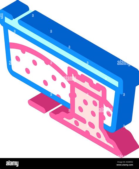 Kinetic Sand Fidget Toy Isometric Icon Vector Kinetic Sand Fidget Toy